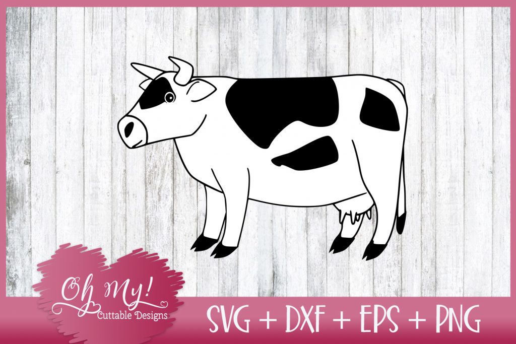 Cow SVG DXF EPS Cutting File